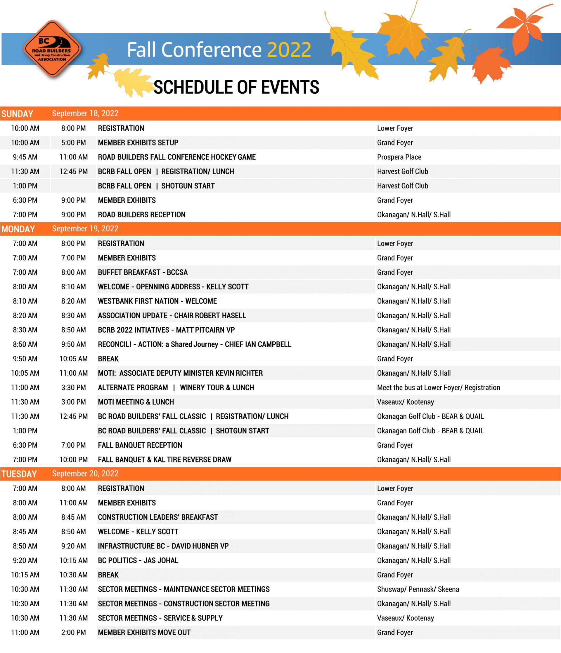 2022 Annual Fall Conference - BC Road Builders